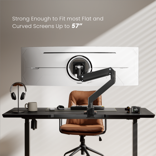 Super Heavy Duty Ultrawide Single Monitor Arm Stand For Curved Monitor ...