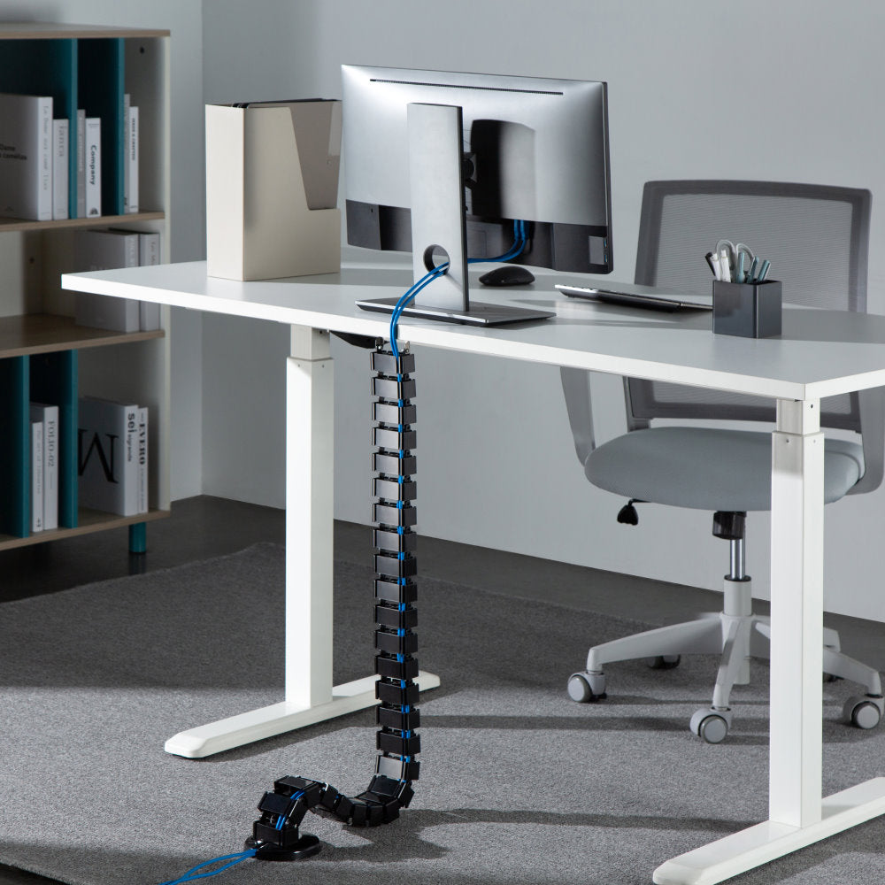 Screw Fixing Cable Management Spine Quad Entry Vertebrae for Sit Stand ... Screw Fixing Cable Management Spine Quad Entry Vertebrae for Sit Stand ...