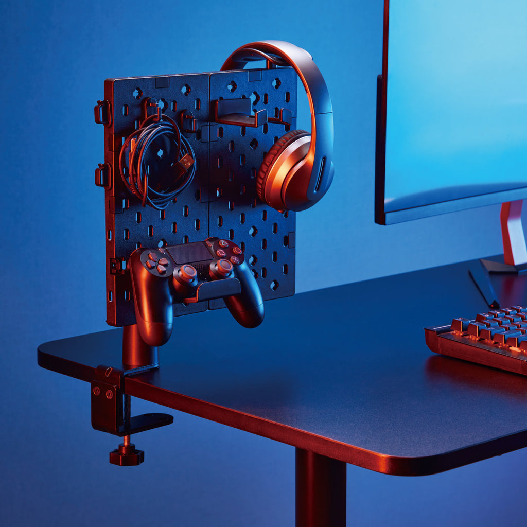 Gaming Clamp on Pegboard Gaming Devices Headphones Controllers Organis ...